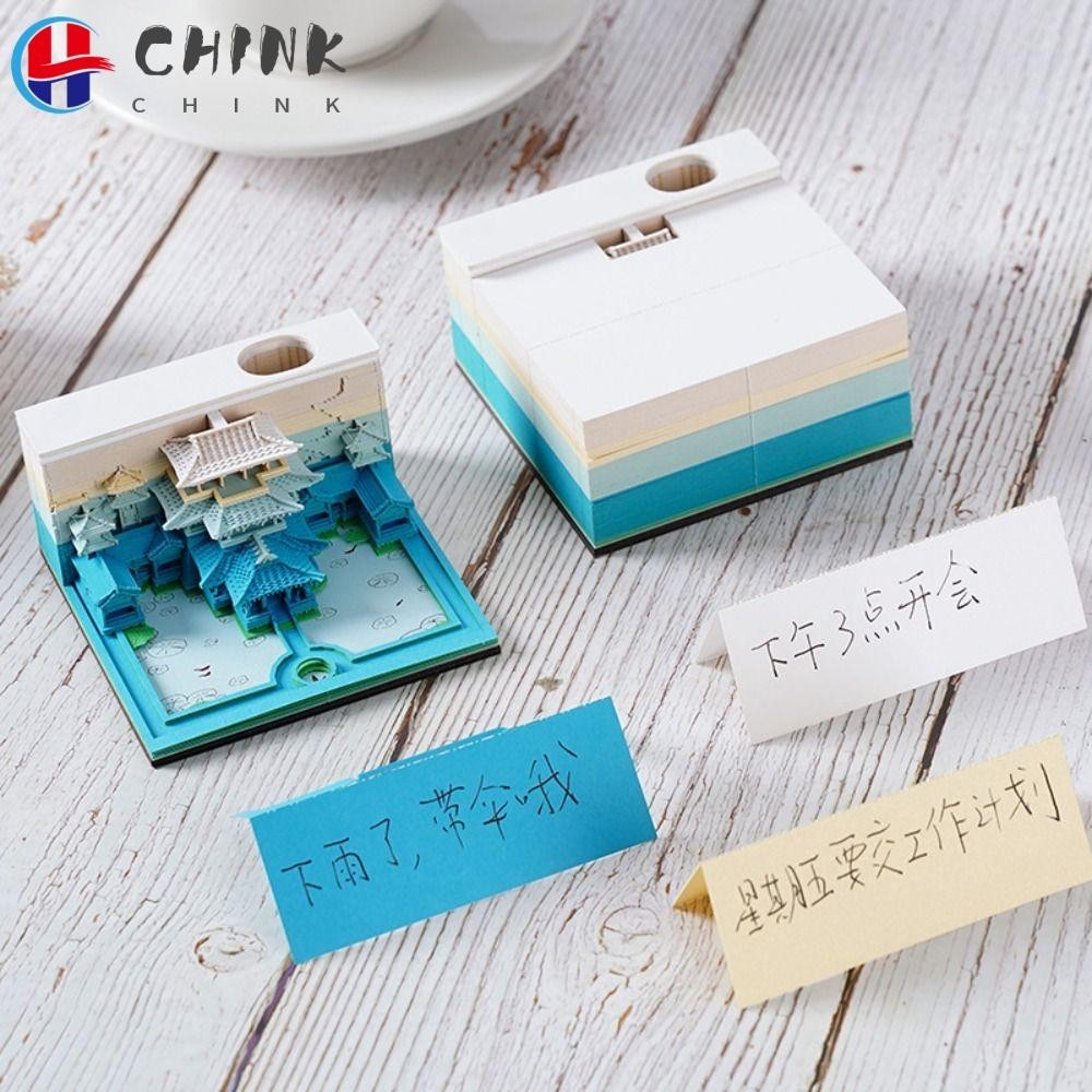 Chink 2024 Mini Desktop Calendar, Sticky Notes เครื ่ องประดับกระดาษ ...