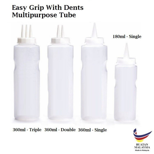 ซอสและเครื่องเทศ Squeezer ขวด Sos Picit Botol ซอส Squeezer น้ํามันกาว ...