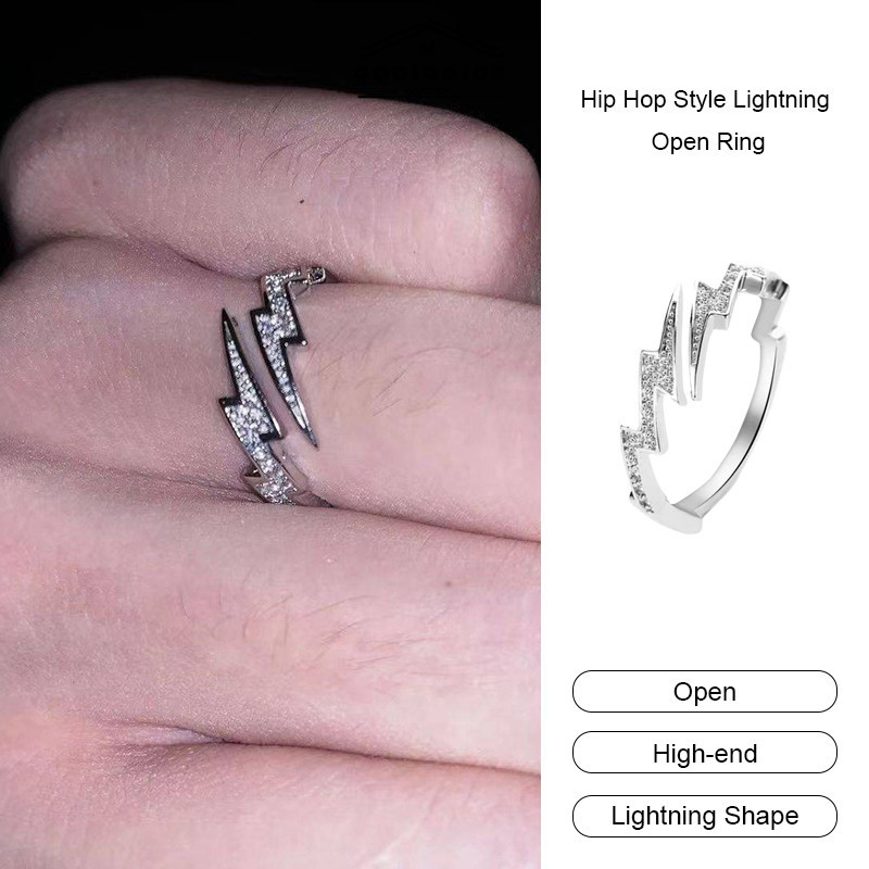 ในไทย Hip Hop Wind Lightning เปิดแหวน แหวนออกแบบเฉพาะกลุ่ม แหวนคู่รัก ...