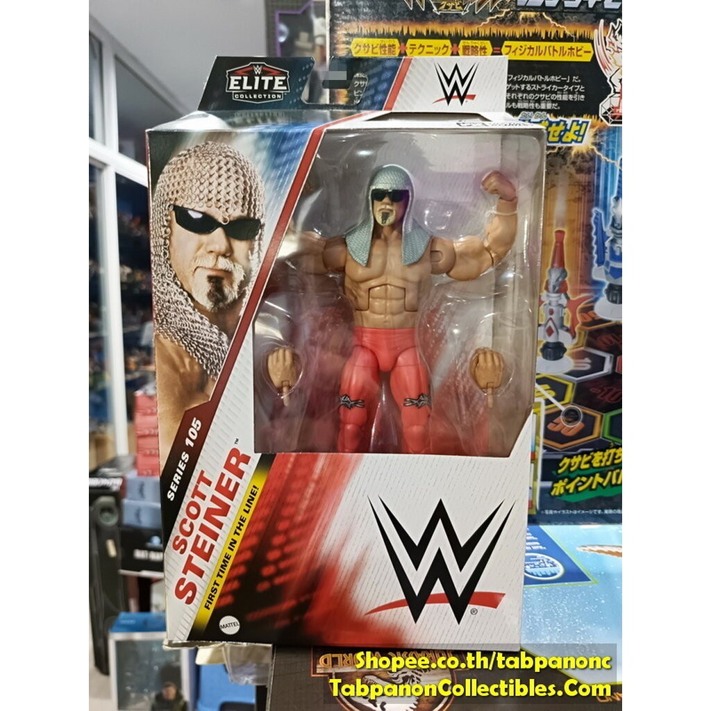 [2024.01] WWE Elite 105 Scott Steiner Action Figure | Shopee Thailand