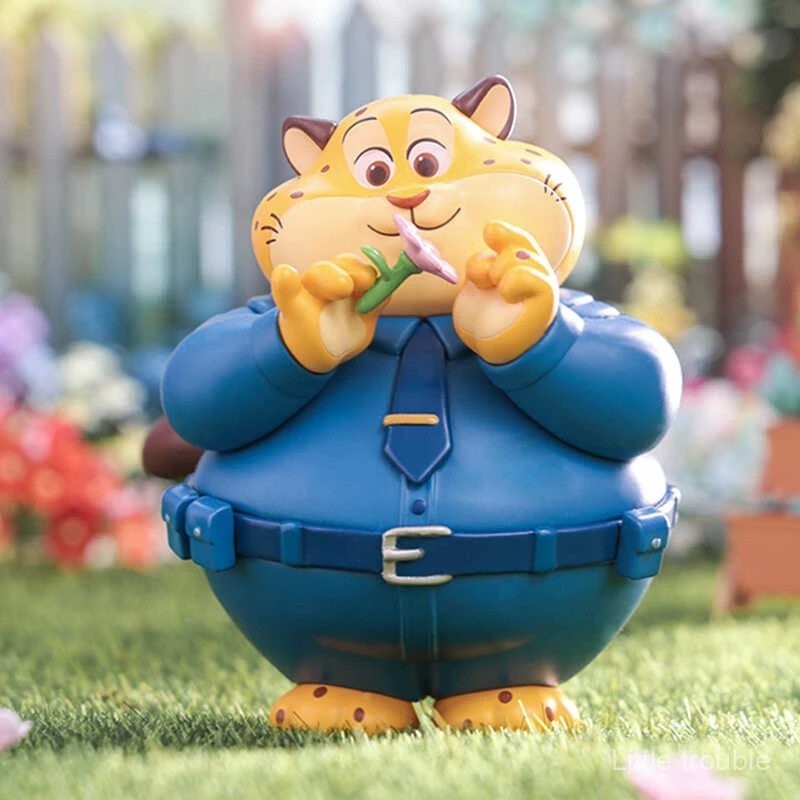 Disney Zootopia Flower World Judy Nick Flash Bellwether Officer Benjamin Animal Action Figure ...