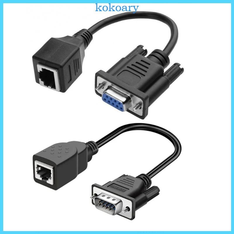 Kok การใช้งานที่เป็นมิตร DB9 Extender DB9 ถึง RJ45 Extension Cable ...