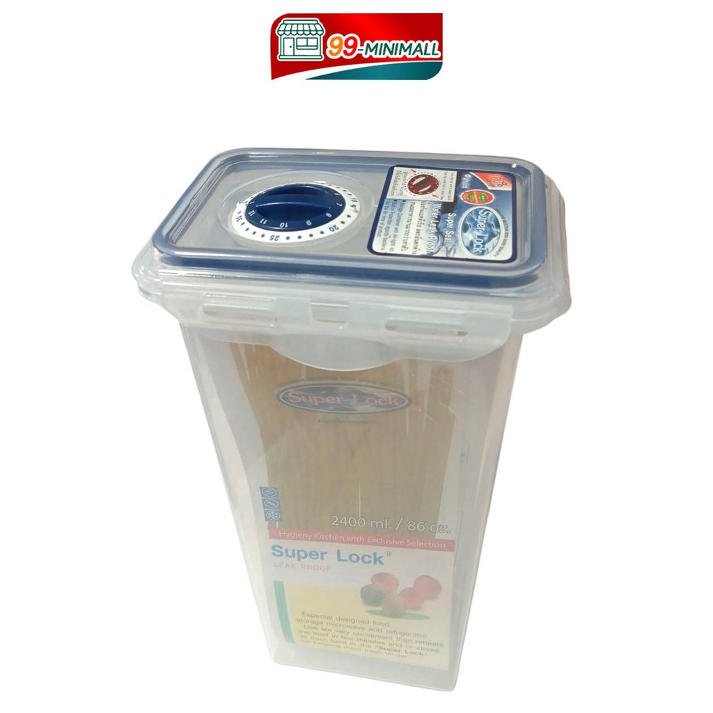 Super Lock กล่องถนอมอาหาร ตั้งวันที่เก็บได้ Date Series ฝาล็อคสุญญากาศ 6027 Micronware กล่องเก็บ ...