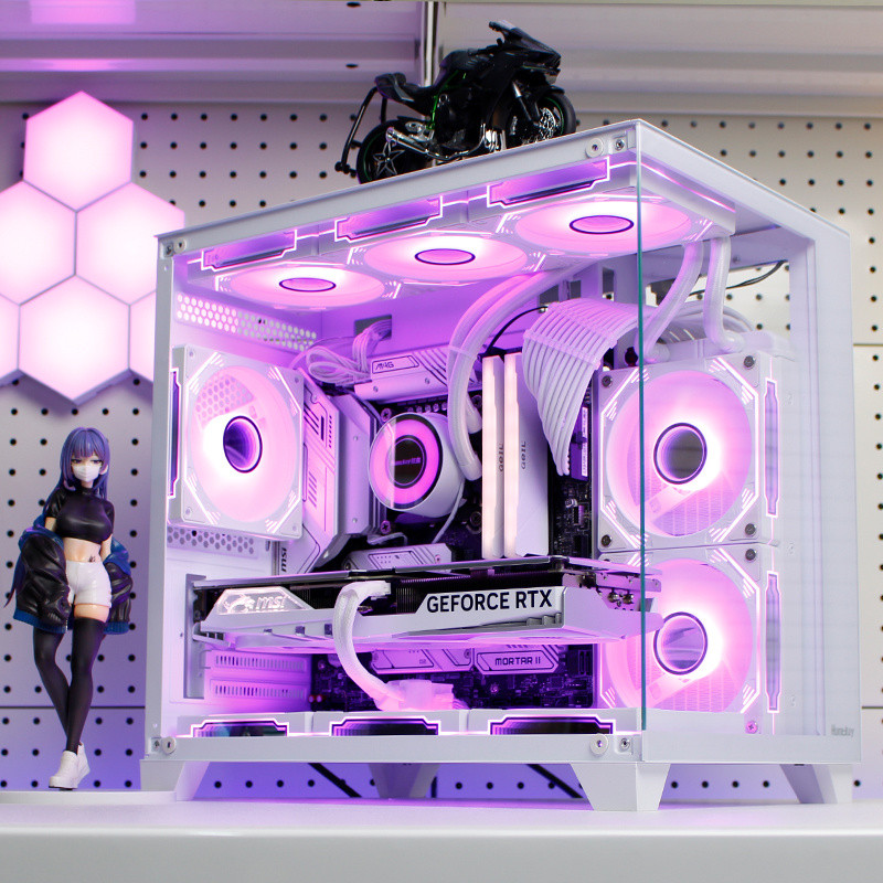 เคส Huntkey S960/920 Blizzard Sea View เวอร์ชันมุมมองเต็ม ไม่มีเสา ...