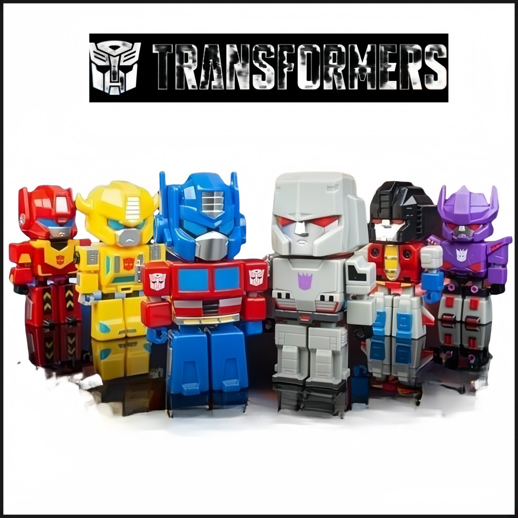 Transformers Cube Toy Optimus Prime & Megatron Robot Action Figure ...