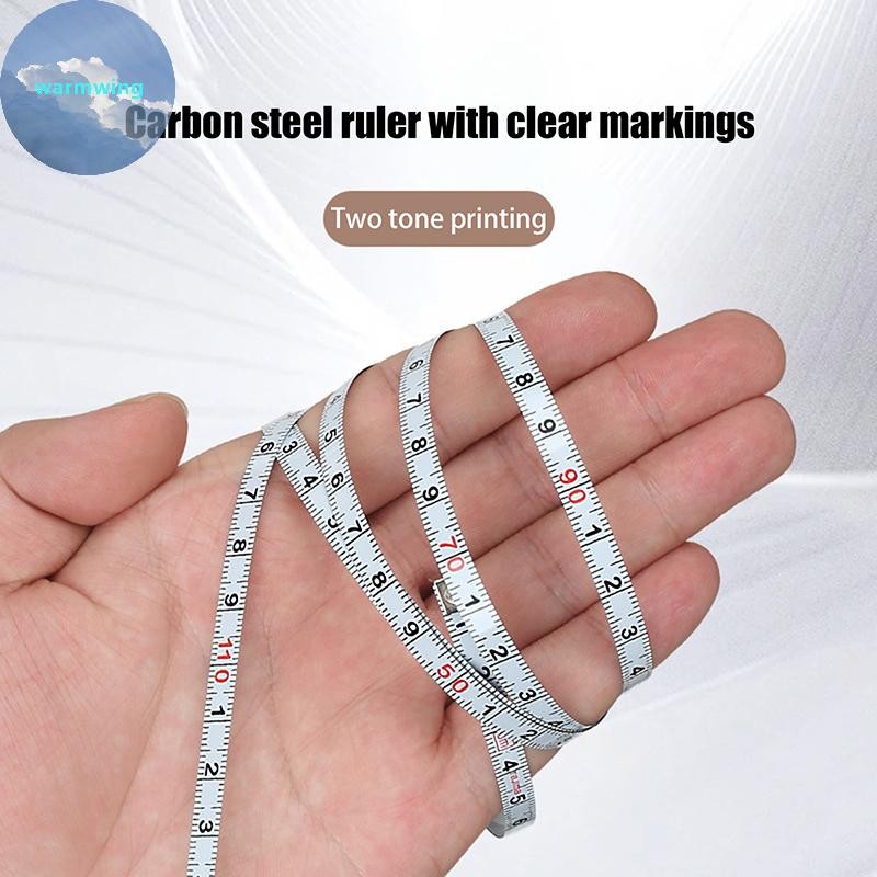 Warmwing 3M แบบพกพา Mini เทปวัดที่ละเอียดอ่อนในครัวเรือนขนาดเล็กเทปวัด Retractable Key Chain เทป ...