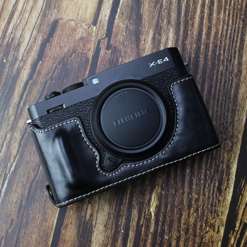 Fuji Micro Single XE4 กระเป๋ากล้องป้องกันกรณีฐานครึ่งฝาครอบที่ถอดออกได้ ...