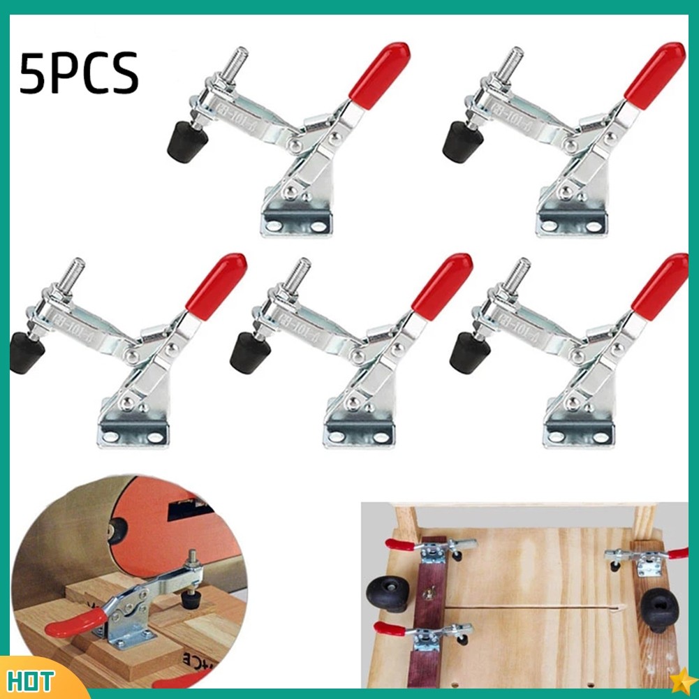 grace 5 ชิ้น GH-101-A Toggle Clamp 110Lbs/50 กก.ความจุ Holding Quick ...