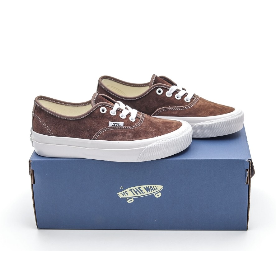 Vans Pig Suede Authentic Reissue 44 LX รองเท้าผ้าใบ Potting Soil VN0007QZDMV | Shopee Thailand