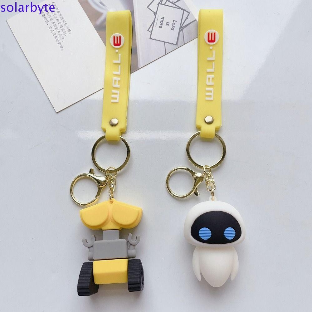 Solarbyte พวงกุญแจ Wall-E Eve, 3D การ์ตูน Robot Story Walle จี้อุปกรณ์เสริม, เรียบง่ายสร้างสรรค์ ...