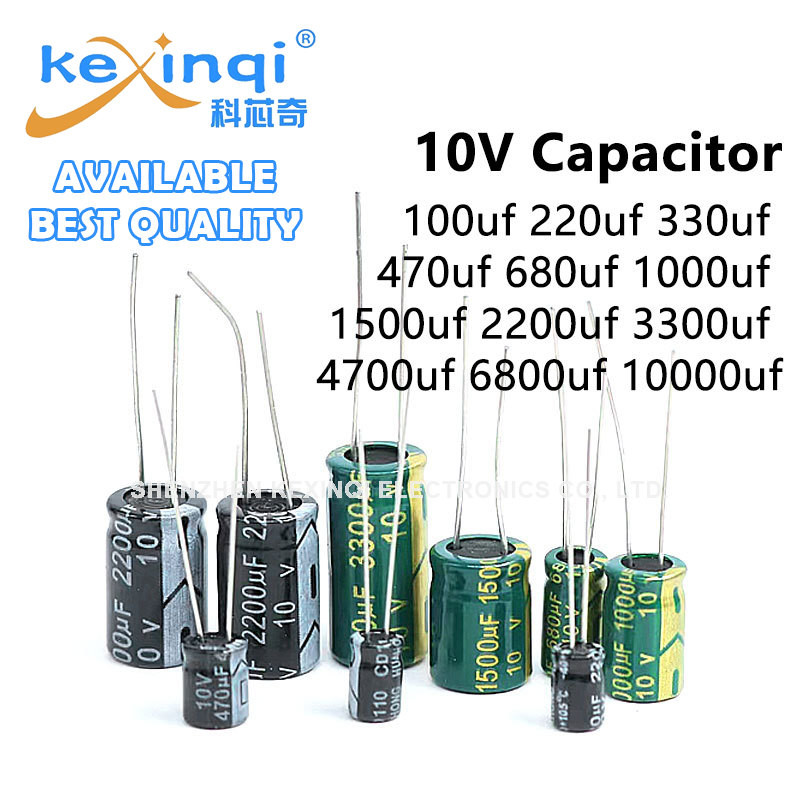 10v Electrolytic Capacitor 470uf/680uf/1000uf/1500uf/2200uf/3300uf ...