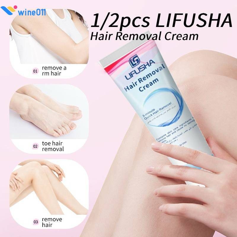 1/2pcs Lifusha ครีมกำจัดขนเนื้อนุ่ม Long Lasting Moisturizing เหมาะ ...