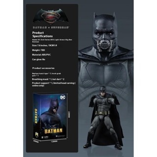 Original Fondjoy Dc Batman อะนิเมะรูป 1/9 7 นิ้วภาพยนตร์ Figurine Bvs ...