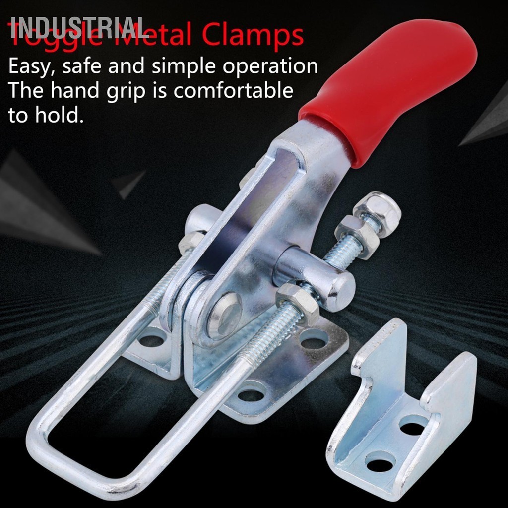 Industrial 4PCS Latch Type Toggle Clamps ชุดเครื่องมือโลหะถือความจุ 163 ...