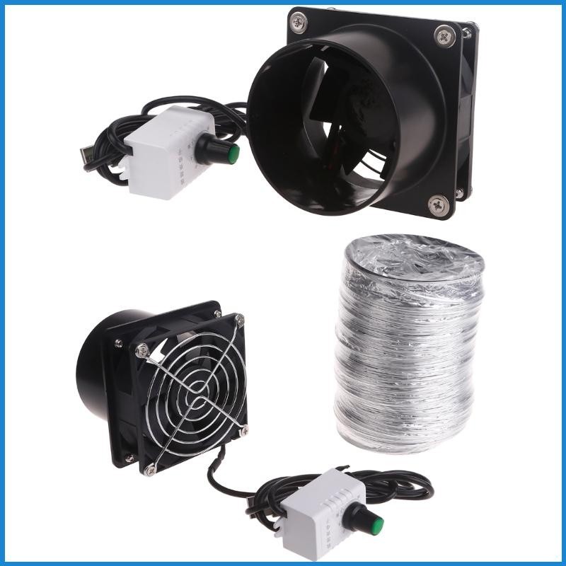 UTAKEE USB Exhaust Fan Duct Air Ventilation Blower Window Extractor ...