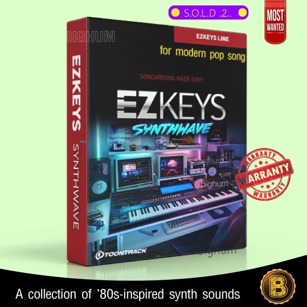 Synthwave for Ezkeys | Vst software windows / mac | 80 sound | Shopee ...