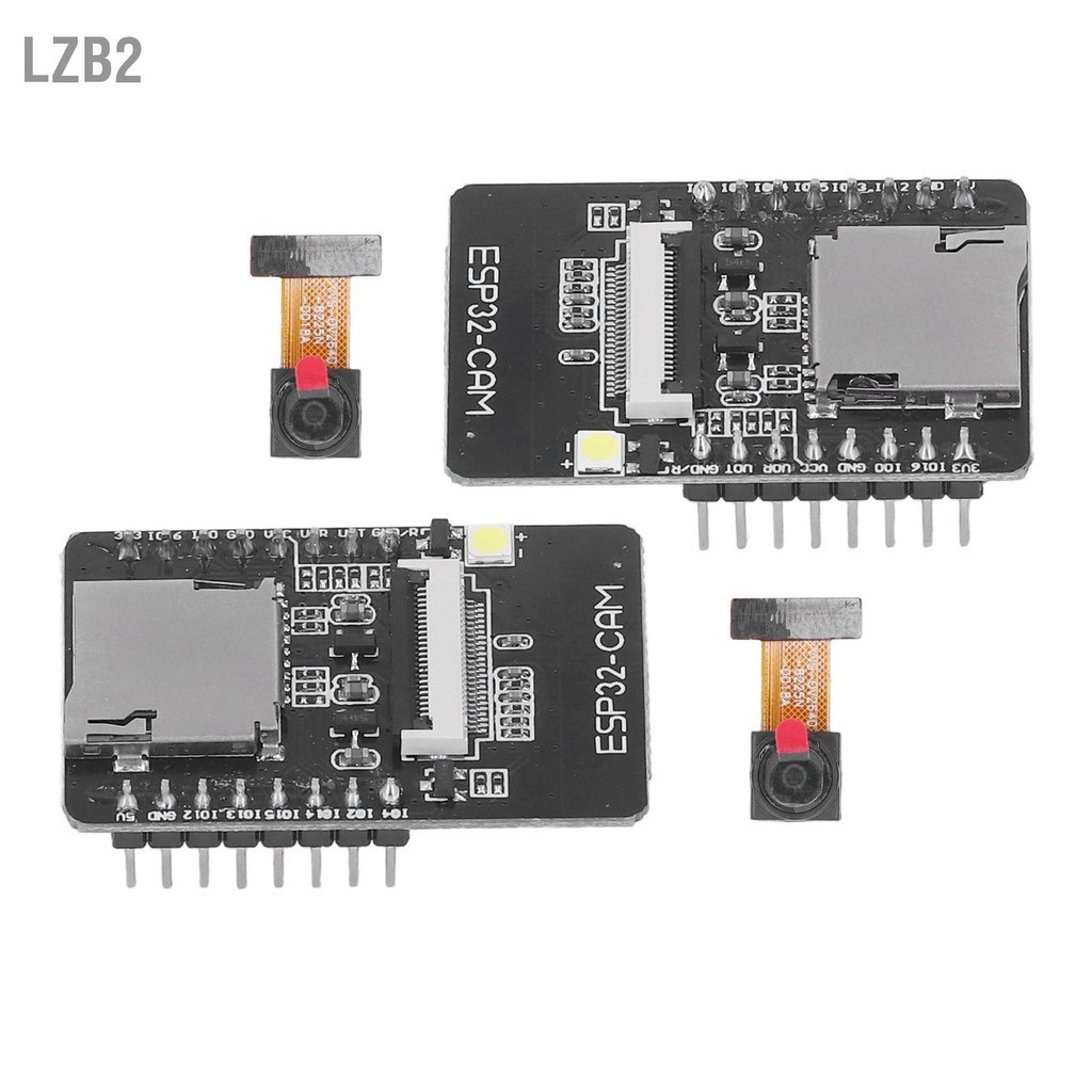 LZB2 2 ชิ้น ESP32 CAM โมดูลการพัฒนา WiFi บลูทูธ ใน 1 กล้องคณะกรรมการส่วนประกอบอิเล็กทรอนิกส์ ...