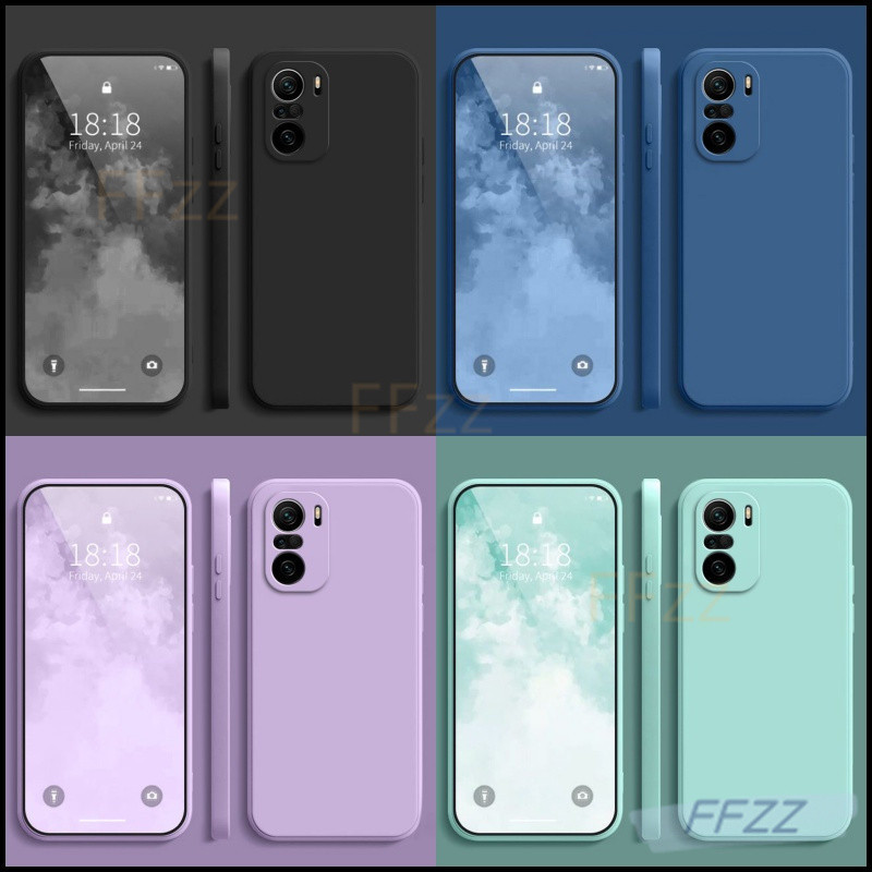 เคส POCO F3/F4/F5/F6 Macaron เคสป ้ องกันสีทึบเลนส ์ กันรอยขีดข ่ วน 3BYT | Shopee Thailand