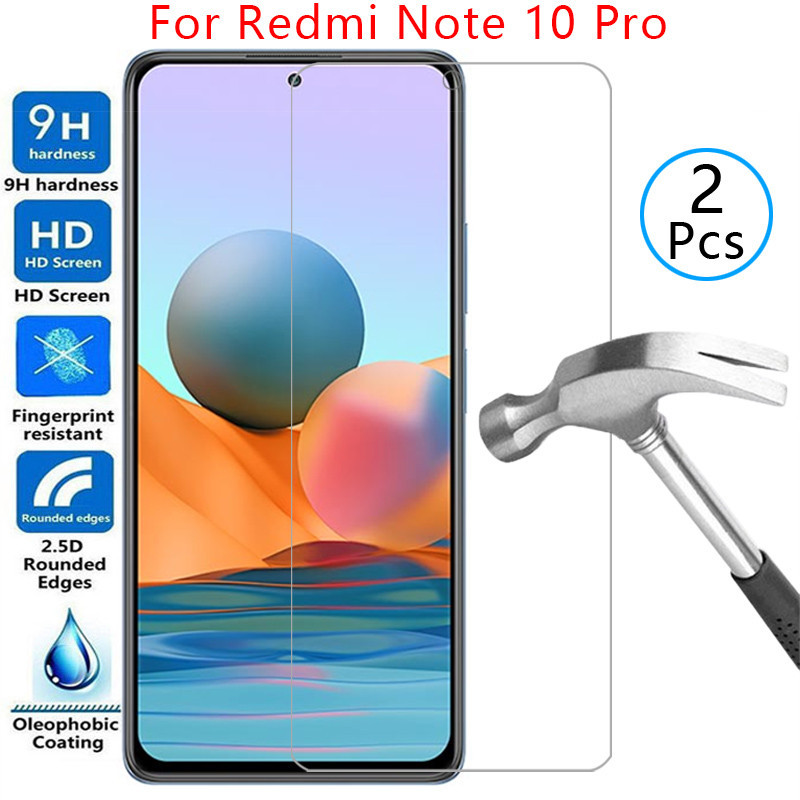 กระจกนิรภัยสําหรับ xiaomi redmi note 10 pro max cover บน note10 10pro โทรศัพท์ coque xiomi ...