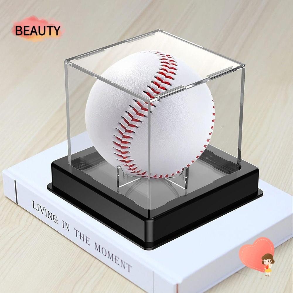Beauty Baseball Holder,อะคริลิค Ball Protector เบสบอลจอแสดงผล , ทนทานฝุ ...