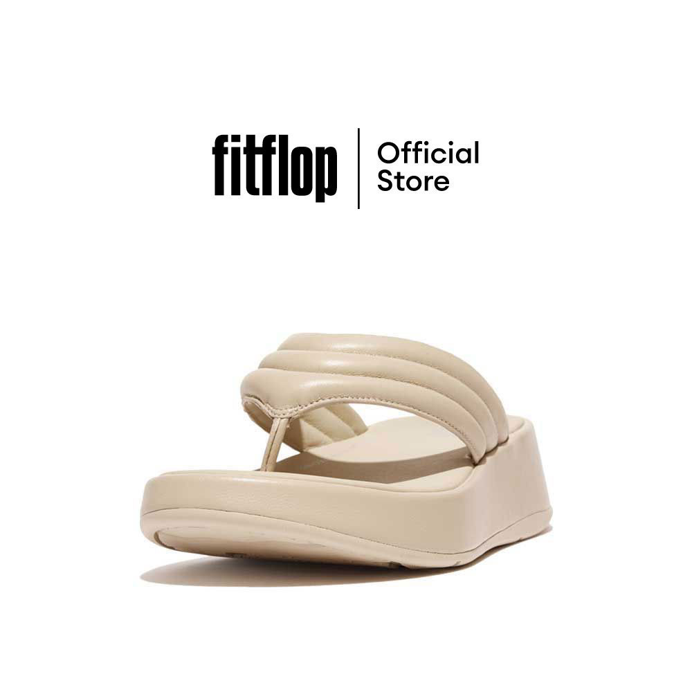FITFLOP F-MODE PADDED LEATHER FLATFORM รองเท้าแตะแบบหูหนีบผู้หญิง รุ่น ...