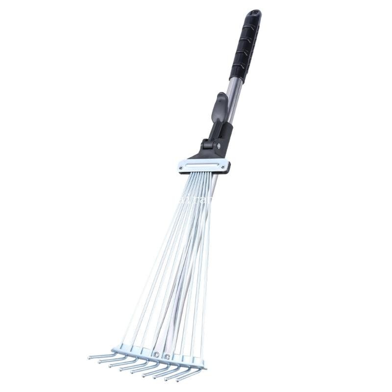 MT Leaf Rake Stable Garden Rake Professional Leaf Rake ปรับพัดลม Rake ...