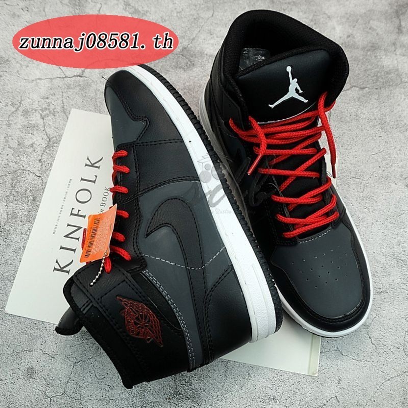 Zunnaj08581.th ทันทีที่ฮิปปี้ที่ดีที่สุดใน Jordan คืน 1 ชั่วโมง black premium AJ1 Mid Top ...