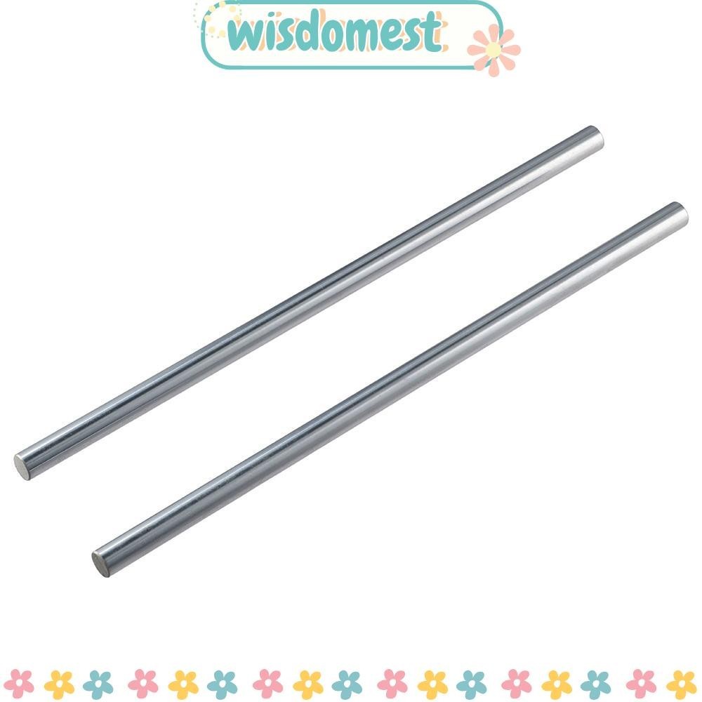 Wisdomest 2 ชิ้น Solid Round Rod, 8 มม.เหล็กคาร์บอน Linear Motion Shaft ...