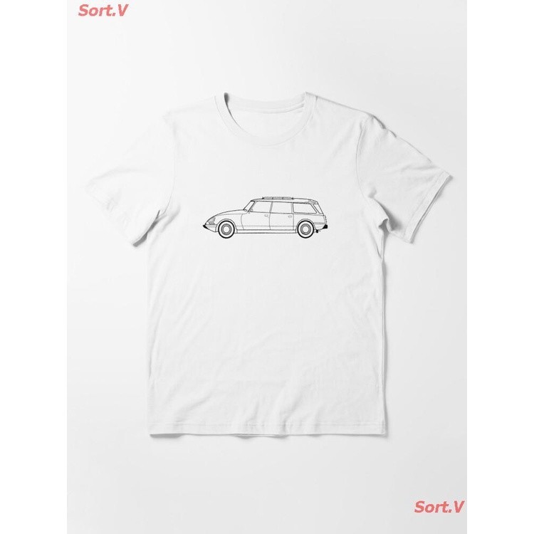 CAR Citroen DS Safari / Break Line Drawing Artwork ใส่เดินทาง น่ารัก ...