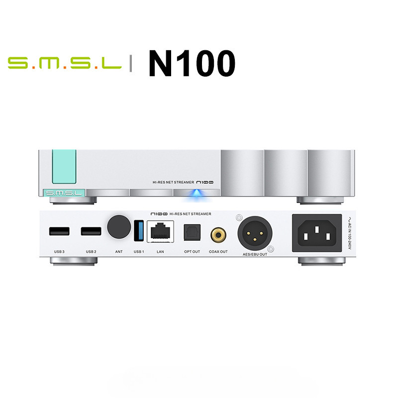 Smsl N100 Hi-Res Net streamer รองรับทุกฟังก์ชั่นของ VOLUMIO รองรับ ...