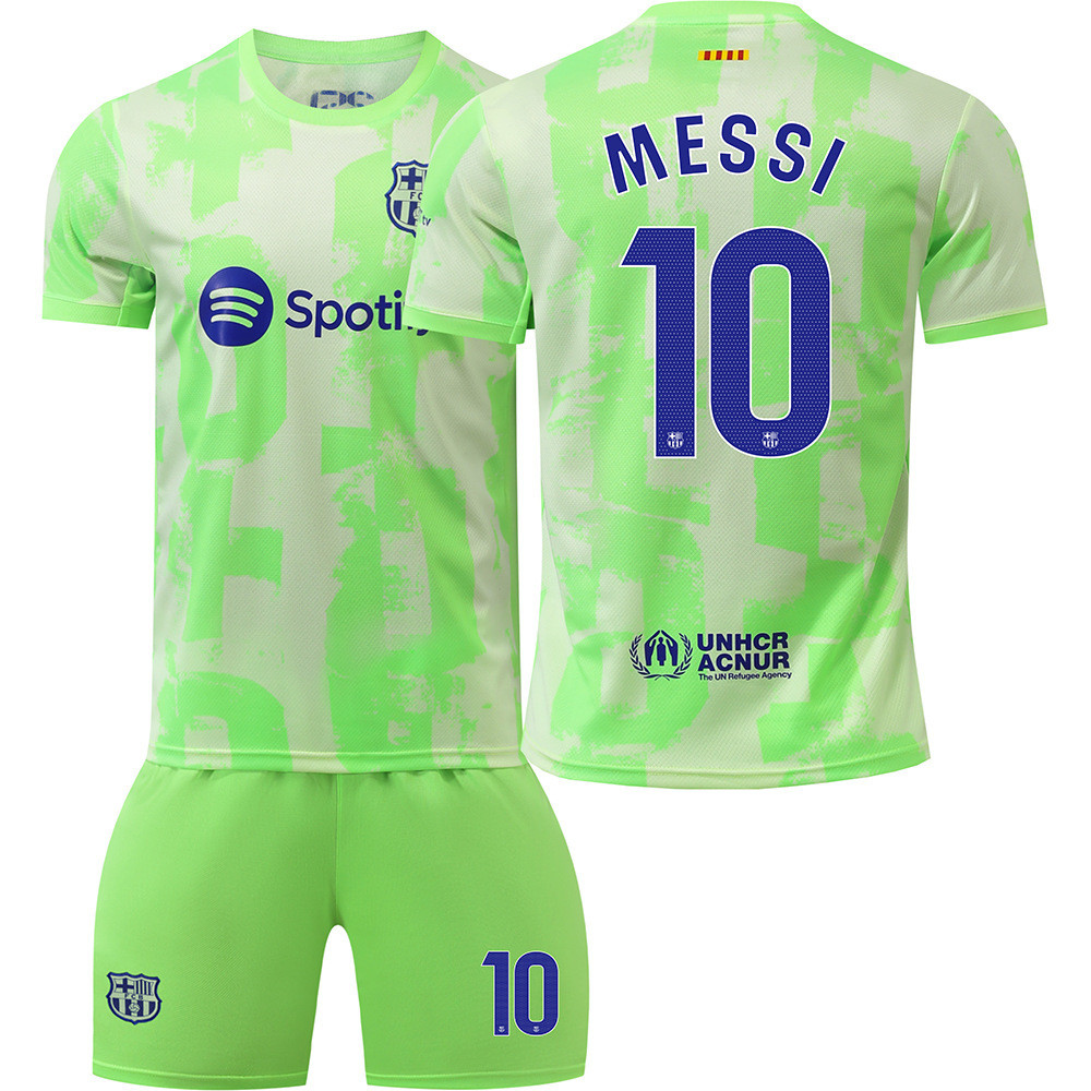 เสื้อฟุตบอลบาซาร์ 2425 เบอร์ 19 Yamar 9 Lewan 8 Pedi 6 Gavi 10 Messi ...