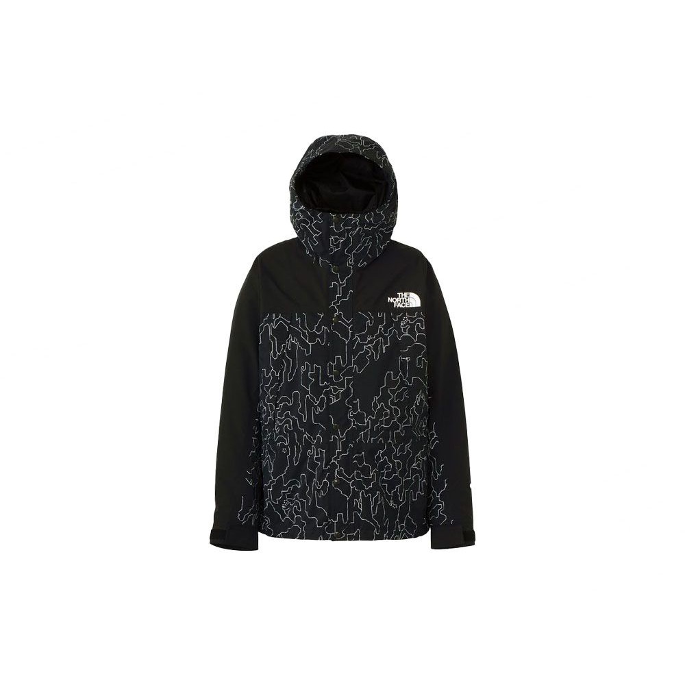The North Face Novelty Mountain Light Jacket Black Tree Bark Unused ...