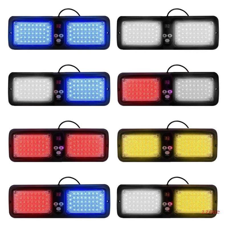 Zzz Sun Visor รถประตู Anti-collision Anti-static Strobe ไฟเตือน 12 โหมด ...