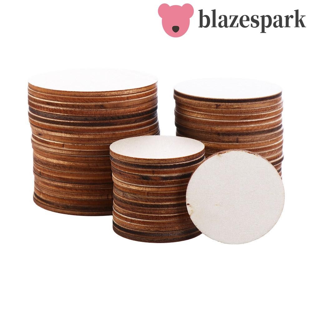 Blazespark ไม้ชิ้นวงกลม 1 ซม.-10 ซม.DIY หัตถกรรมวงกลมแผ่นงานแต่งงานเด็กไม้ภาพวาดของเล่น | Shopee ...