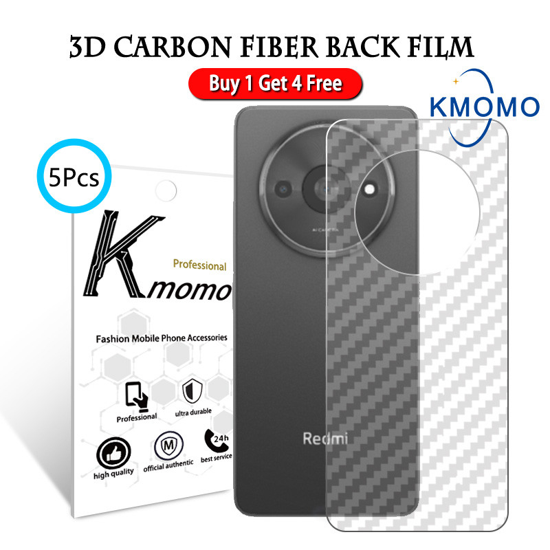 ซื้อ 1 แถม 4 ฟิล์มกันรอยหลัง For Xiaomi Redmi 14C A3 13 13C 12 12C A2 + A1 10A 10C 10 2022 9A 9C ...