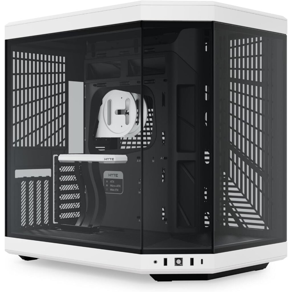 CASE HYTE Y70 WITH 4K TOUCH LCD & Y70 non LCD (BLACK/BLACK) (E-ATX ...