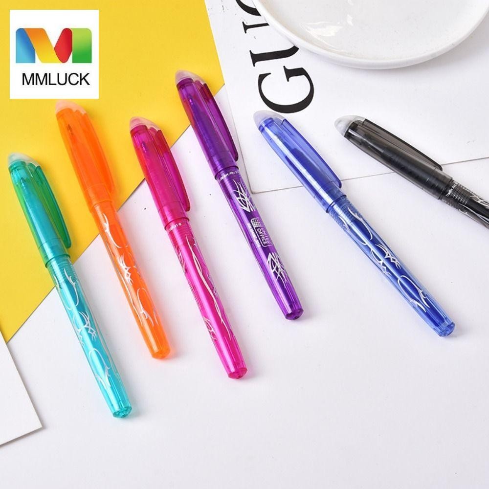 Jenniferdz Erasable Gel Pen, Make Mistakes Disappear กดสี Vanishing ...