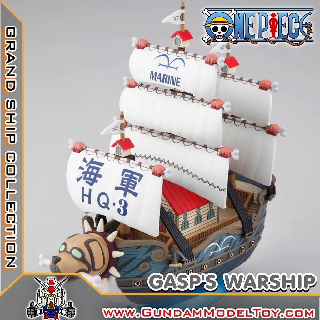 BANDAI ANIME GRAND SHIP COLLECTION GARP'S WARSHIP โมเดล กันดั้ม กันพลา ...