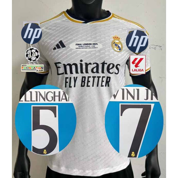 23 24 real madrid home player Issue kroos BELLINGHAM VINI JR เสื ้ อฟุตบอลเสื ้ อฟุตบอลผู ้ ชาย ...