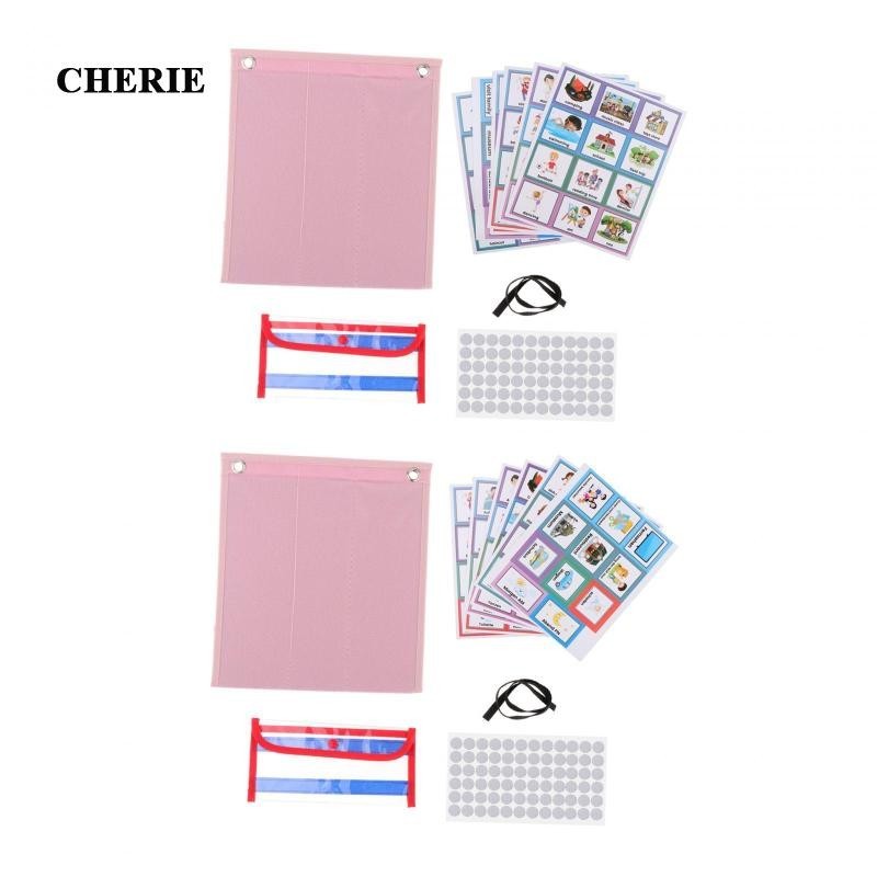 [ Kids Daily Visual Schedule Routine Cards Educational Visual Planner ...