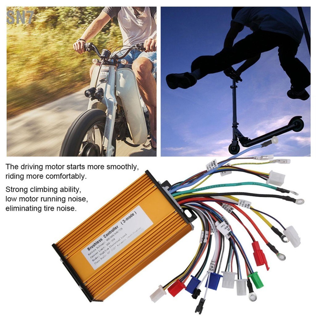 SN7 EBike Brushless Speed Motor Controller สำหรับสกู๊ตเตอร์ไฟฟ้า ...