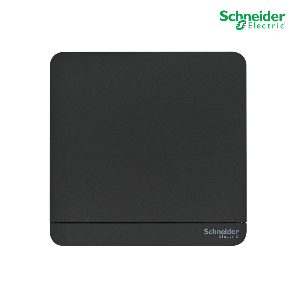 Schneider สวิตช์ไฟทางเดียว 1 ช่อง One Way Switch 16AX, 250V สีดำ รุ่น ...