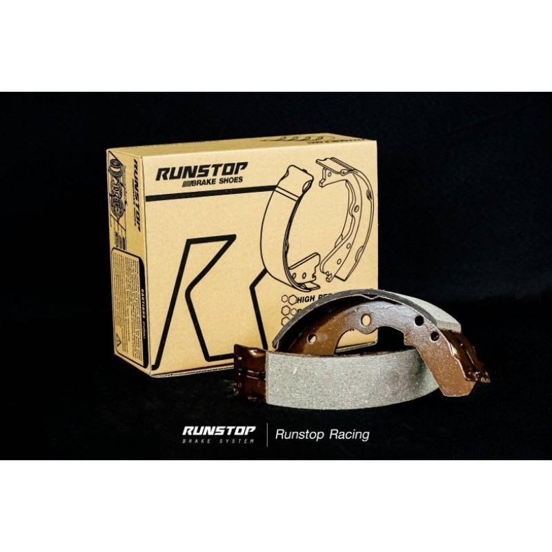 RUNSTOP ก้านเบรค ผ้าเบรคดรัมหลัง ก้ามเบรกดรั้มหลัง แท้ rear brake shoe ...