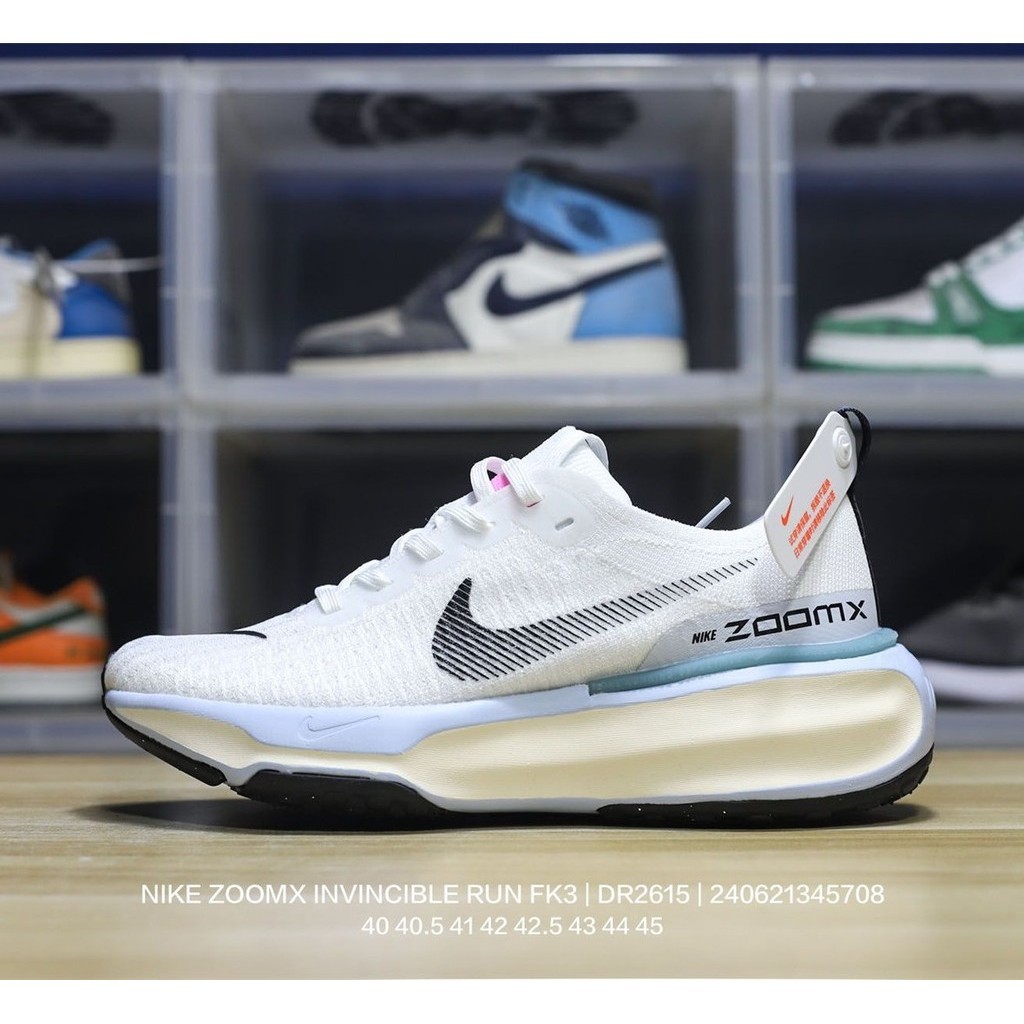 N_ike ZoomX Invincible Run Flyknit 3 "Black/White" Invictable 3 ...