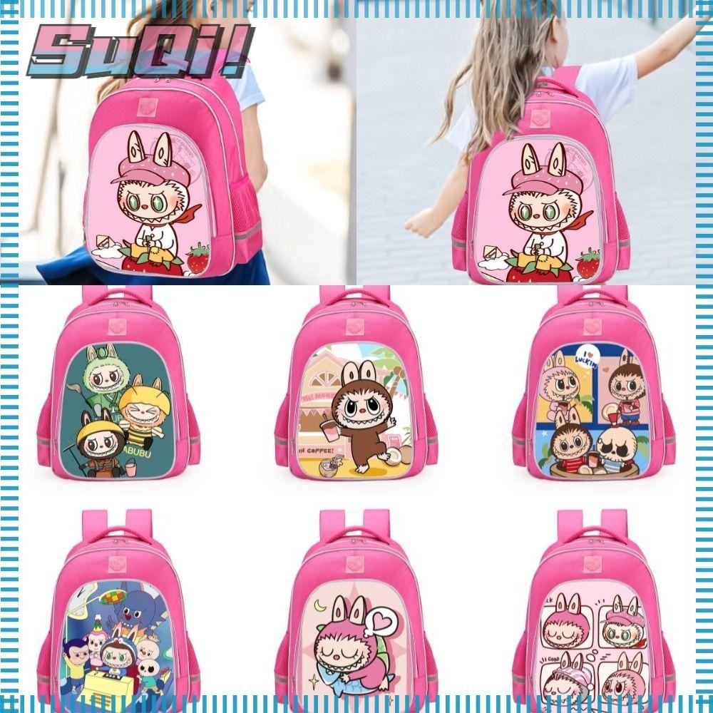 Suqi Labubu Backpack, กระเป๋าการ์ตูนความจุขนาดใหญ่อินเทรนด์, Labubu ...