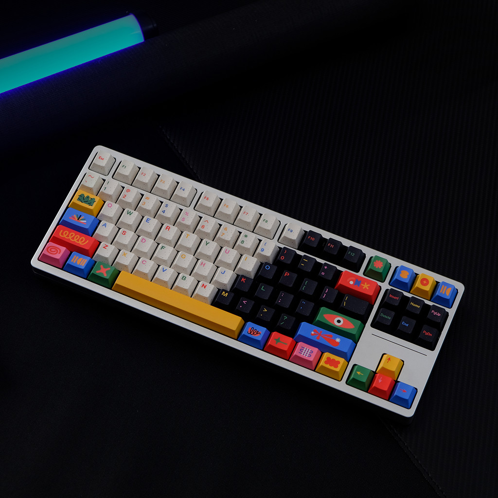 Gmk CYL Motif keycaps Cherry profile PBT ชุดปุ่มกดแบบกําหนดเองสําหรับ ...