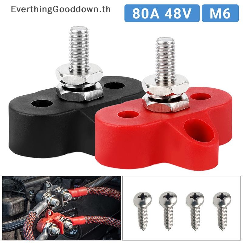 Ever Bus Bar Terminal Block แบตเตอรี่ Power Stud Junction M6 M8 BusBar Heavy Duty Power ...