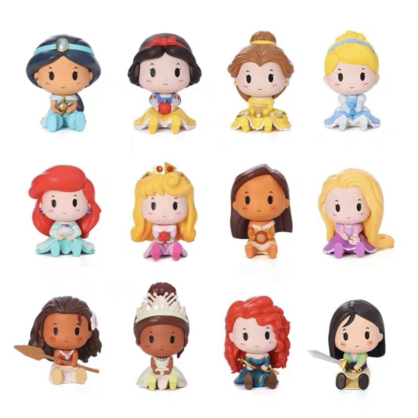 POPMART POPMART Disney Princess นั่ง Family Series 2 Mystery Box รูปตก ...
