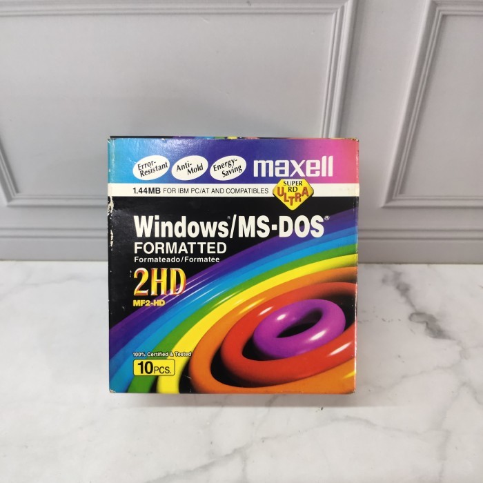 Maxell Super RD Ultra 2HD Floppy Disk Disk Disk ใหม่ | Shopee Thailand