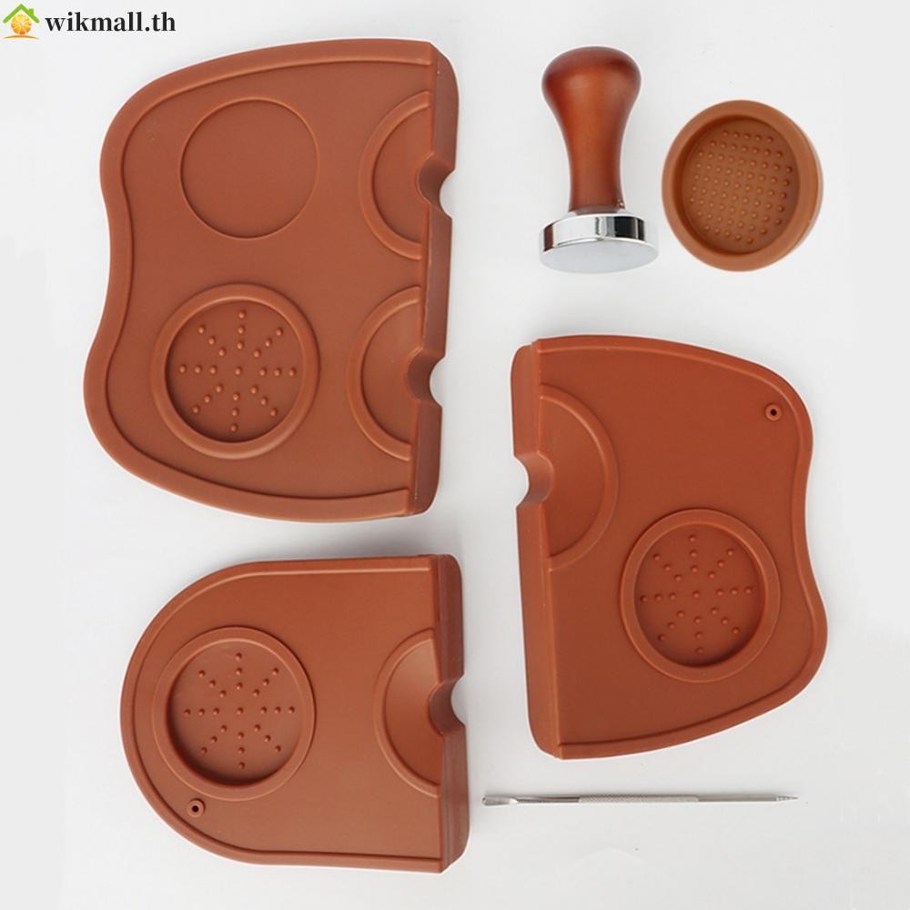 กาแฟ Tamper Pad Espresso ครัว Dagde Non Slip Holder Station Tamper Pad ...
